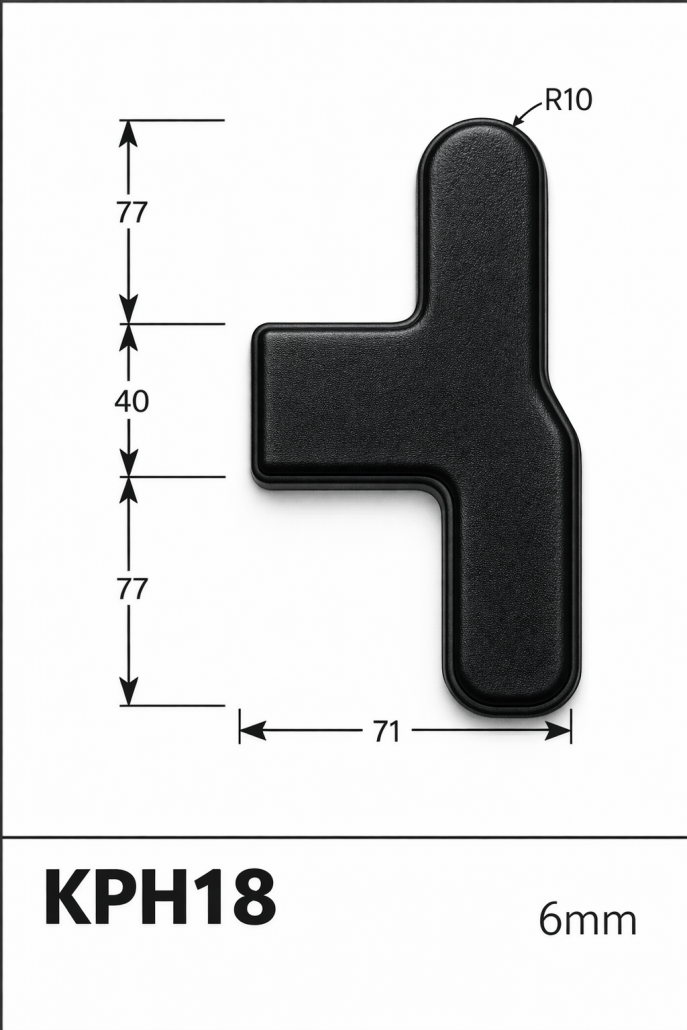 Heavy-Duty Steel Junction Corner Joint – KPH18 (71 mm Wide, 6 mm Thick ...