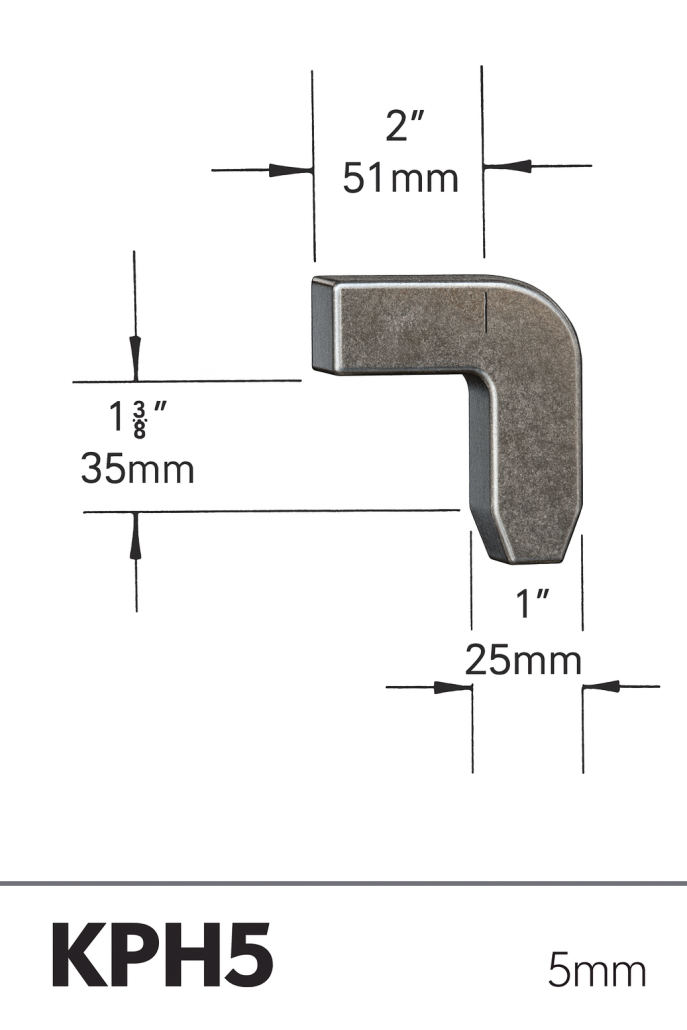 Heavy-Duty Steel Corner Joint – KPH5 (51 × 35 × 25 mm, 5 mm Thick Edge ...
