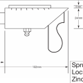 Spring Swivel Lock ‘M’ – Zinc Plated Steel Weld-In Spring Locking ...